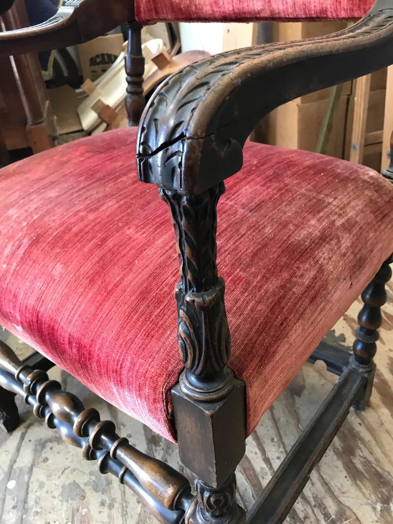 19th Century Italian Renaissance Style Armchair at 1stDibs