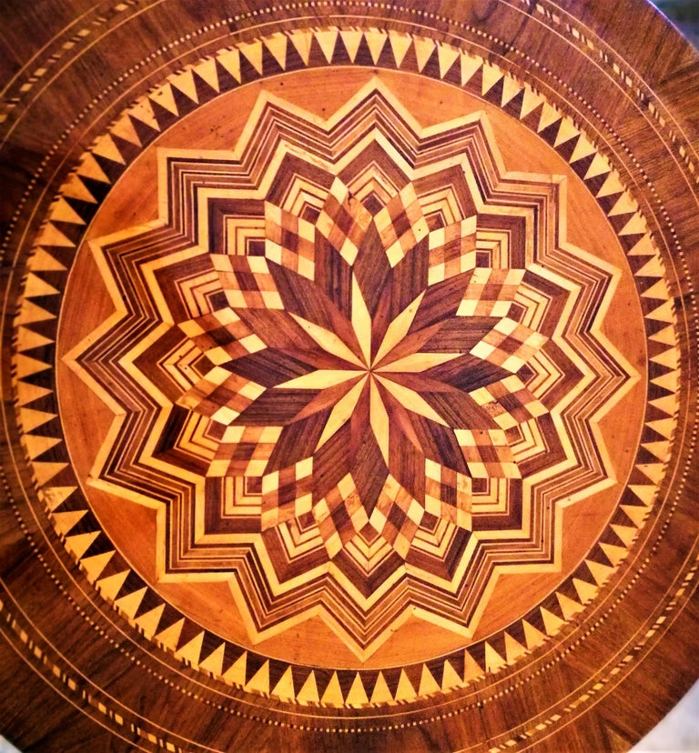 19th Century Italian Rolo Inlaid Coffee Table For Sale at 1stDibs