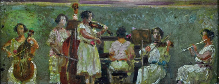 19th Century Italian School - The Orchestra - 19th Century Italian ...