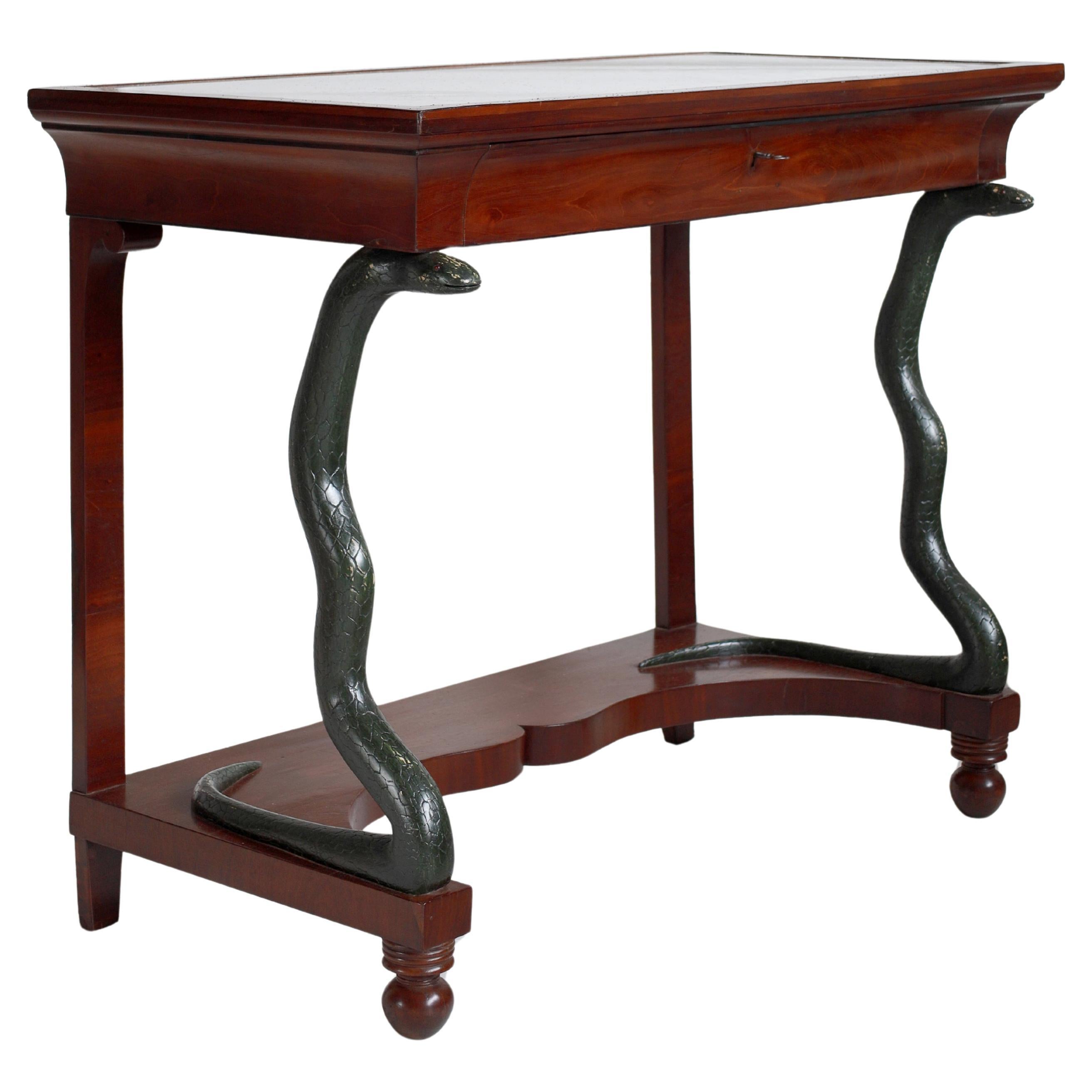 19th Century Italian Snake Console Tables For Sale at 1stDibs