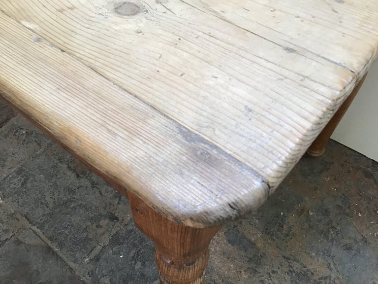 19th Century Italian Spruce Table with Wooden Top, 1890s For Sale at ...