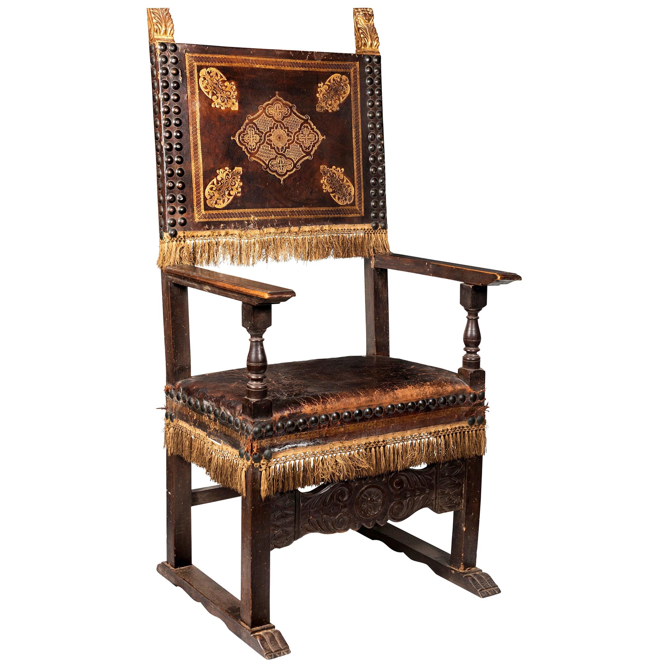 19th Century Italian Gondola Chair at 1stDibs