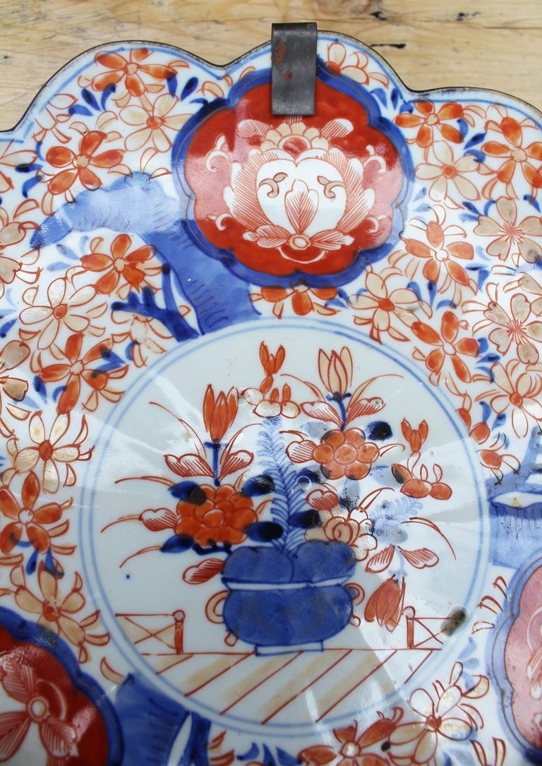 19th Century Japanese Imari Ware Porcelain Hand Painted Plate with ...