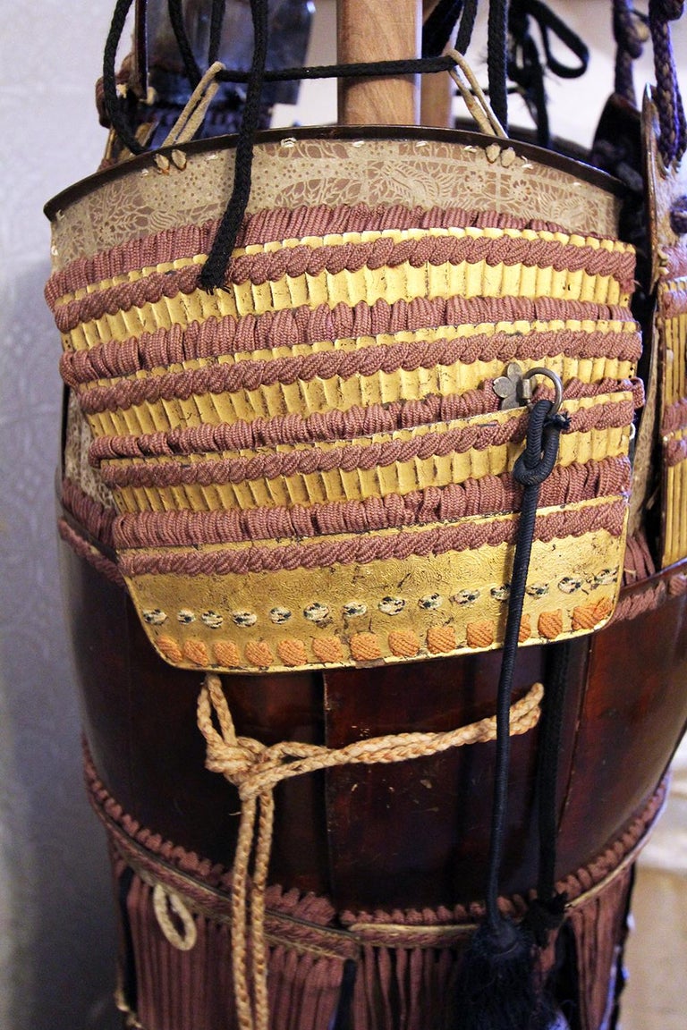 19th Century Japanese Samurai Suit of Armor (Dò), Complete with ...