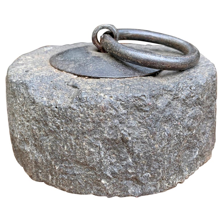 19th Century Japanese Stone Weight at 1stDibs