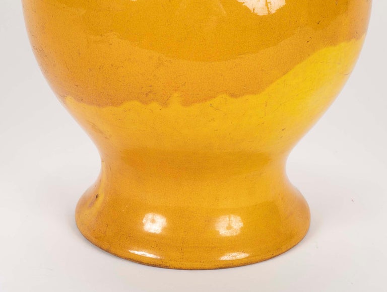 19th Century Japanese Yellow Glazed Ceramic Vase at 1stDibs | yellow ...