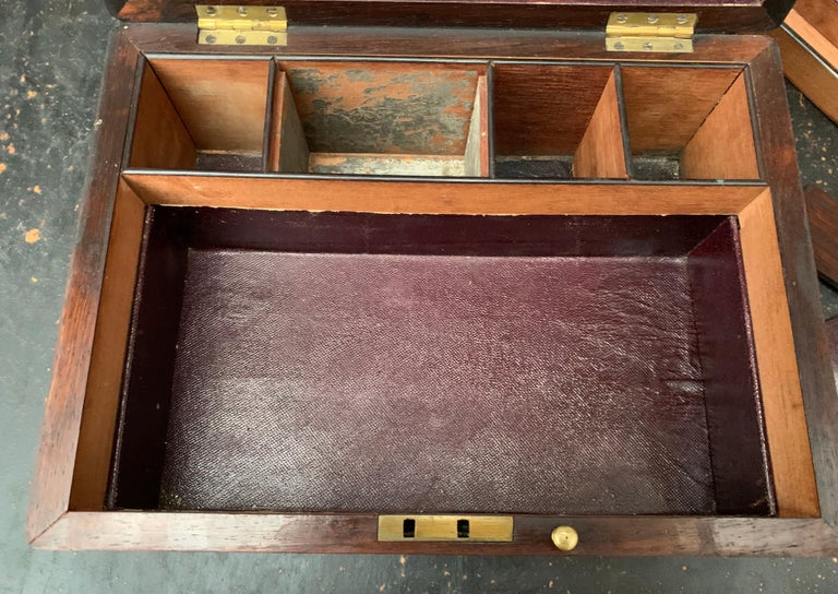 19th Century Ladies Wooden Vanity Box at 1stDibs