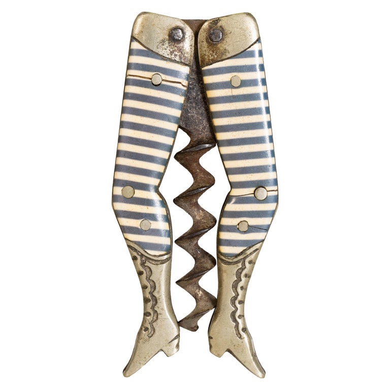19th Century "Lady Legs" Corkscrew For Sale at 1stDibs