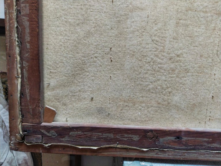 19th Century Large Oil on Canvas Copy of Murillo Feeding the Multitude Scene For Sale at 1stDibs