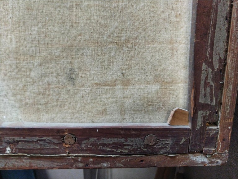 19th Century Large Oil on Canvas Copy of Murillo Feeding the Multitude Scene For Sale at 1stDibs