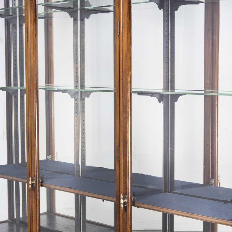 19th Century Large Original Mirrored Victorian Display Cabinet For Sale ...