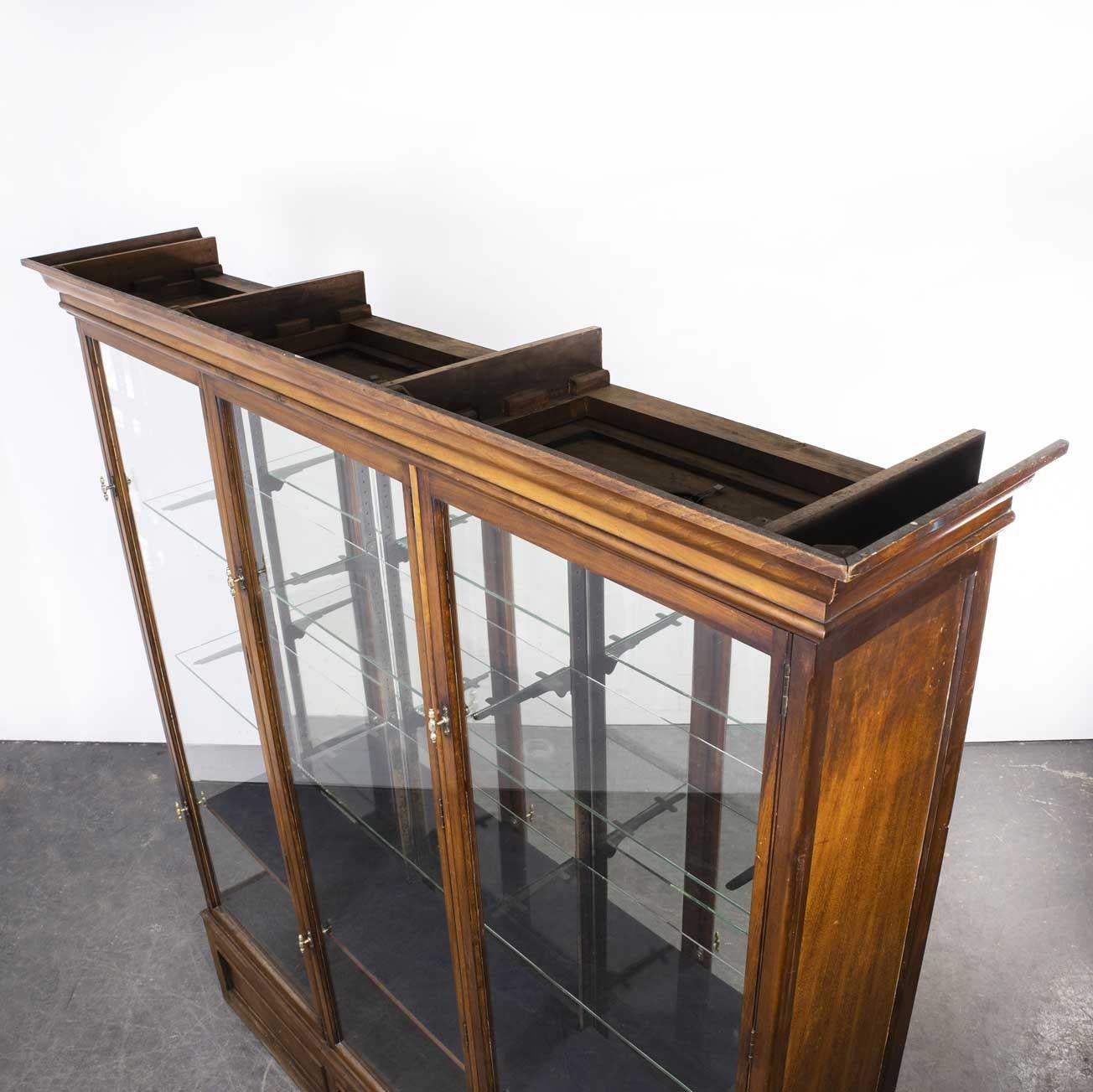 19th Century Large Original Mirrored Victorian Display Cabinet For Sale ...