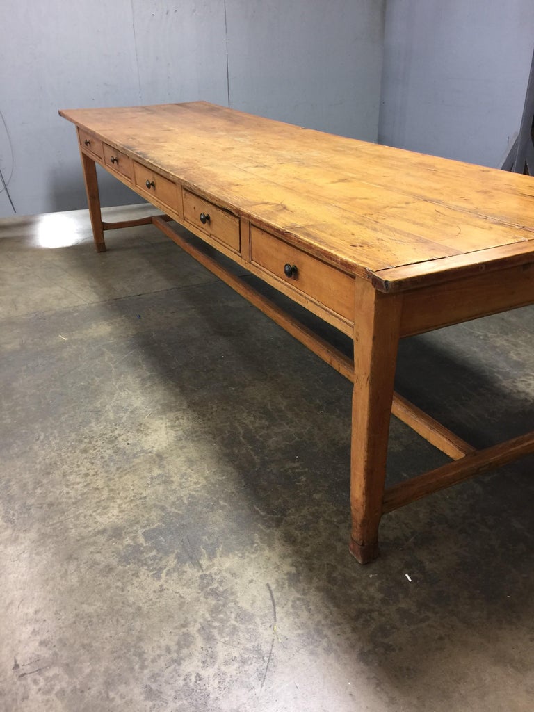 19th Century Large Pine Table at 1stDibs