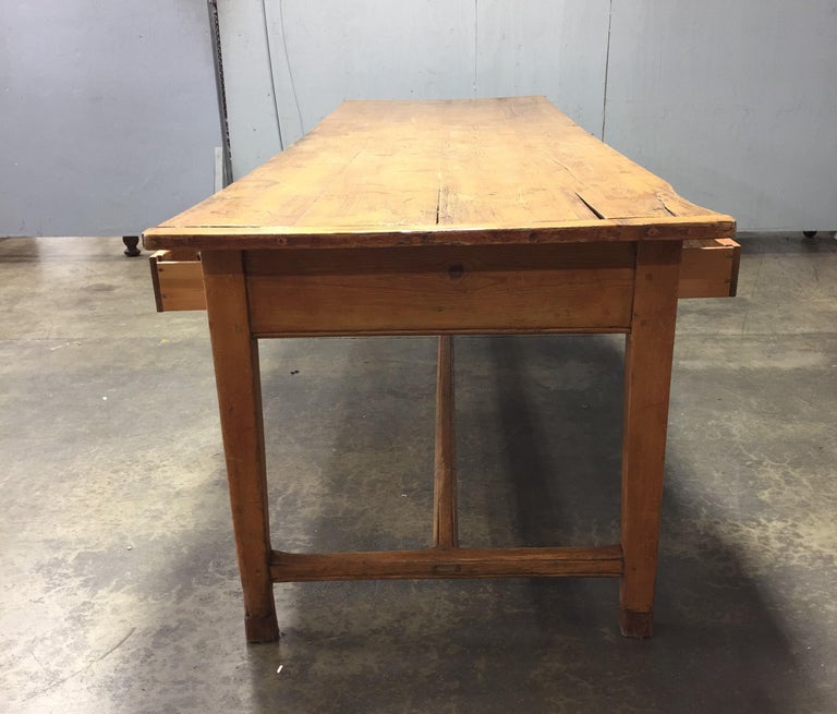19th Century Large Pine Table at 1stDibs