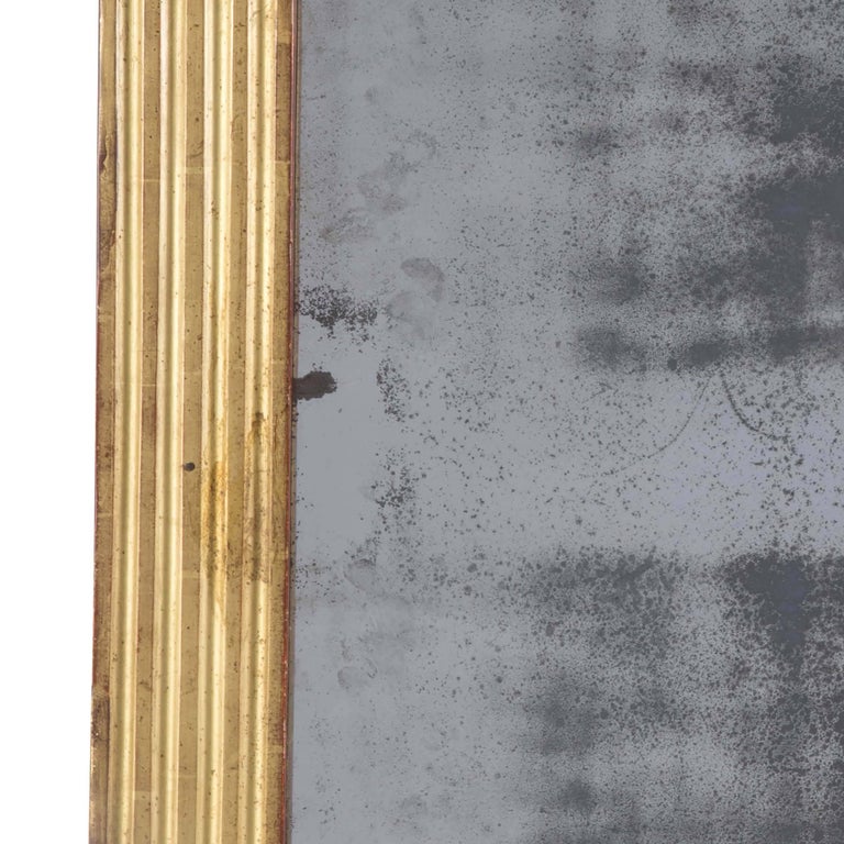 19th Century Large Reeded Mirror For Sale at 1stDibs