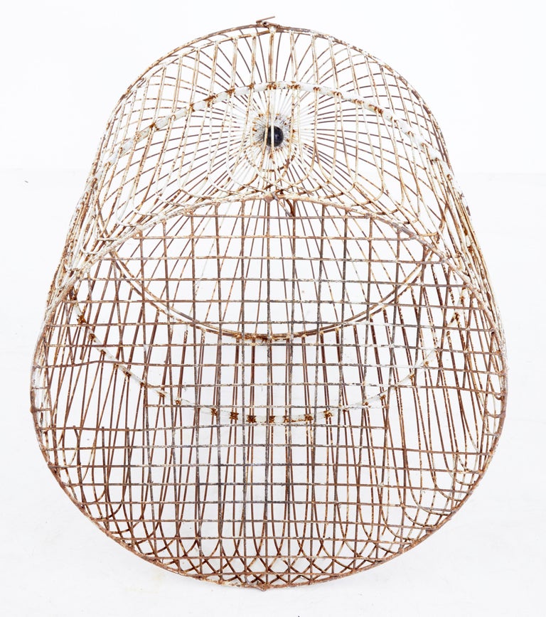 19th Century Large Wire Frame Decorative Bird Cage at 1stDibs