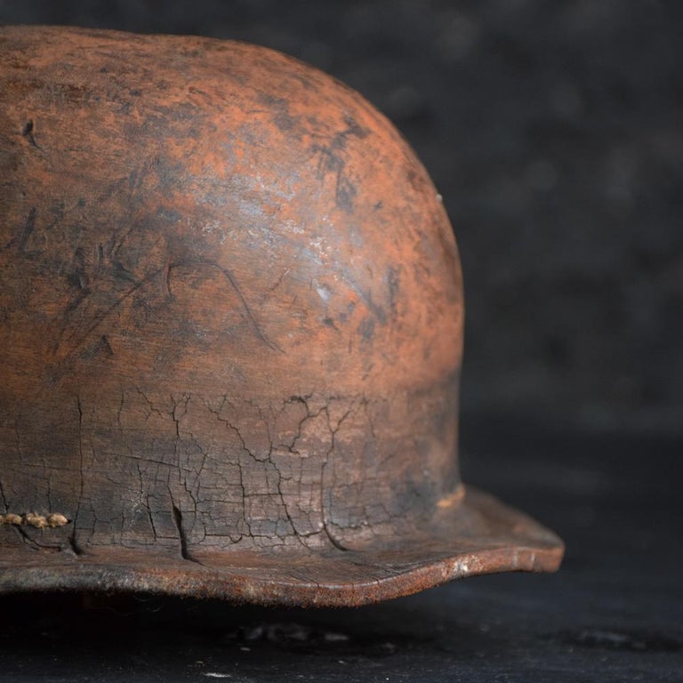 19th Century Leather Miners Helmet at 1stDibs
