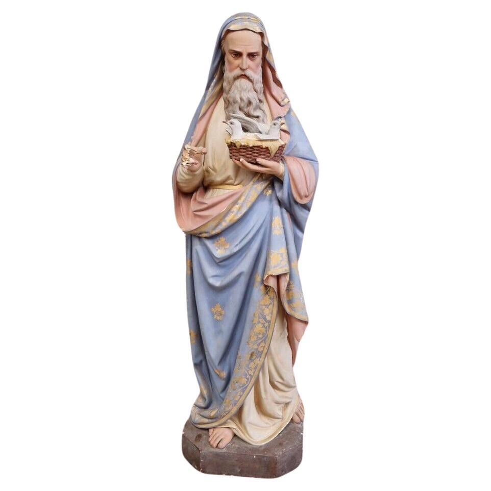 19th Century Life Size Religious Statue Saint Joaquin French Church ...