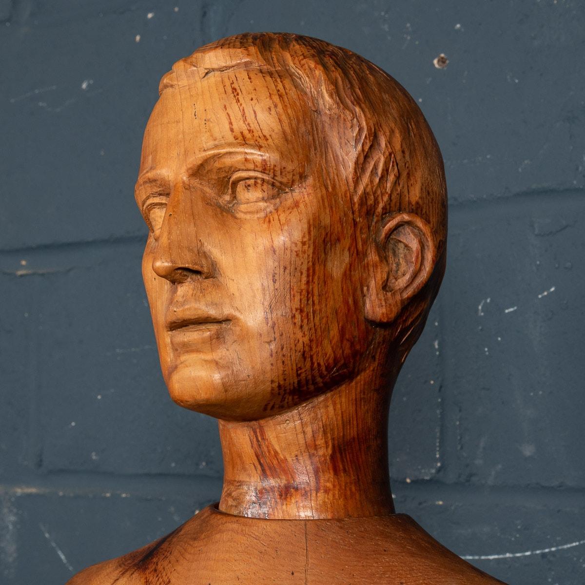 19th Century Life-Size Wooden Artist's Lay Figure, circa 1870 at 1stDibs
