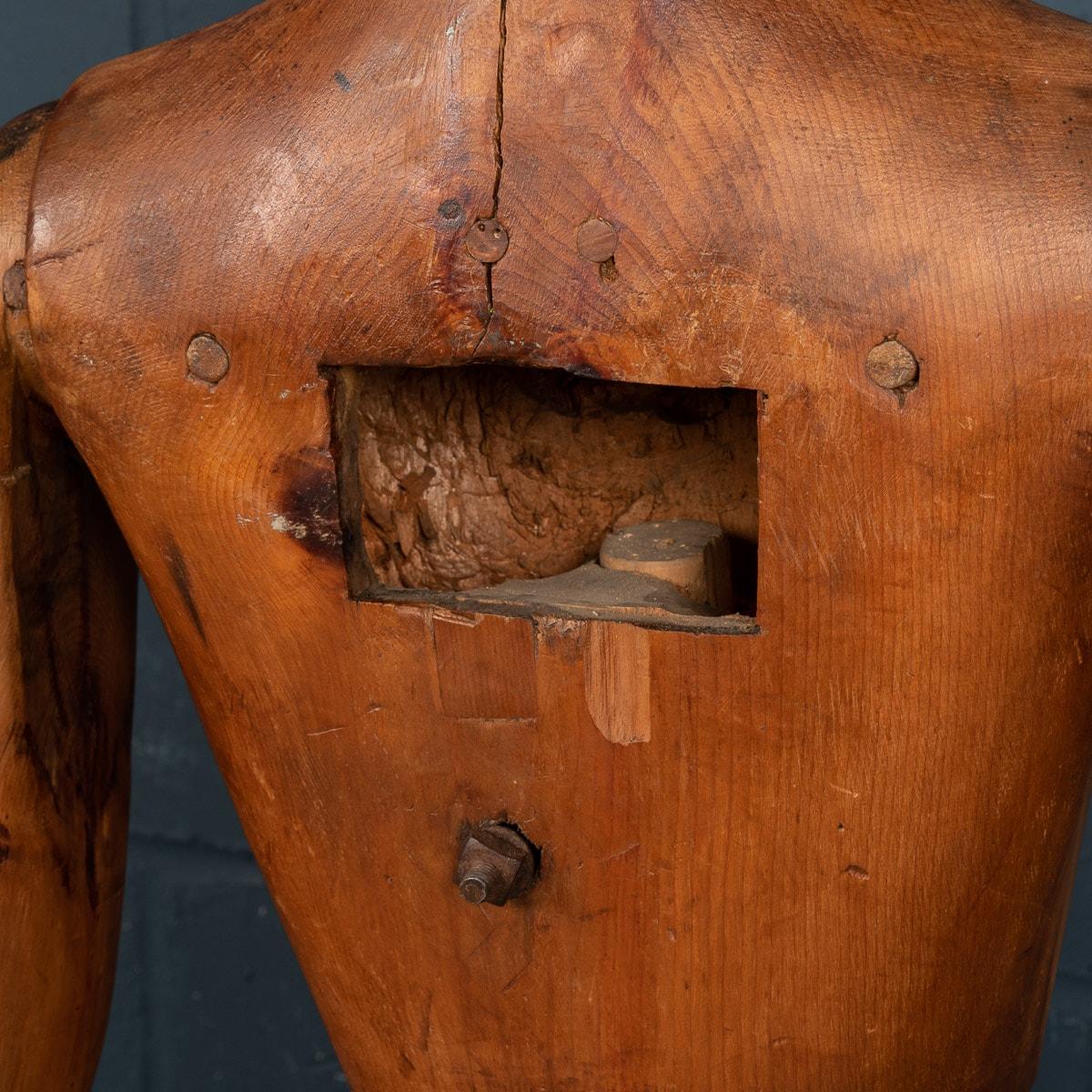 19th Century Life-Size Wooden Artist's Lay Figure, circa 1870 at 1stDibs