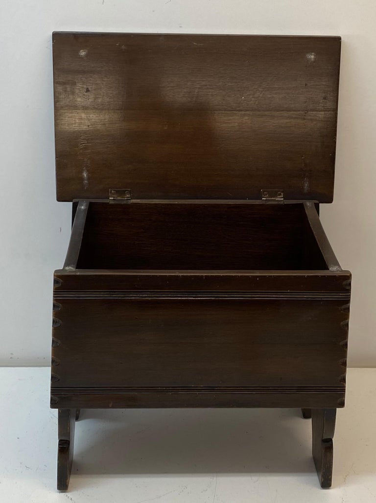 19th Century Lift Top Storage Box / Seat For Sale at 1stDibs