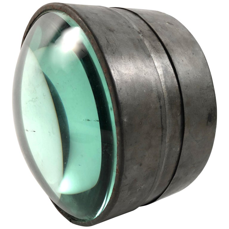 19th Century Lighthouse Glass Lens Nautical Sculpture at 1stDibs