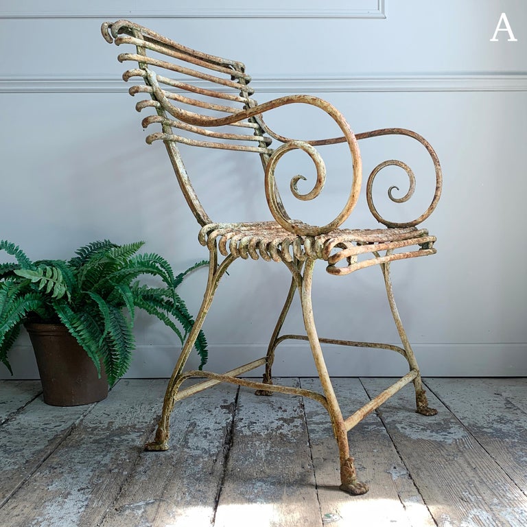 19th Century Lions Paw Arras Chairs with Arms a Set of Three For Sale ...