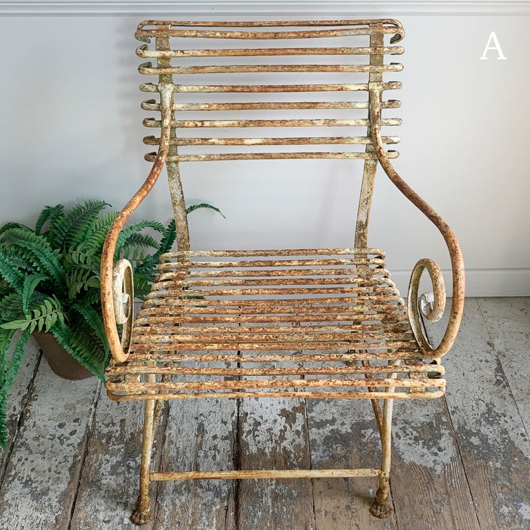 19th Century Lions Paw Arras Chairs with Arms a Set of Three For Sale ...