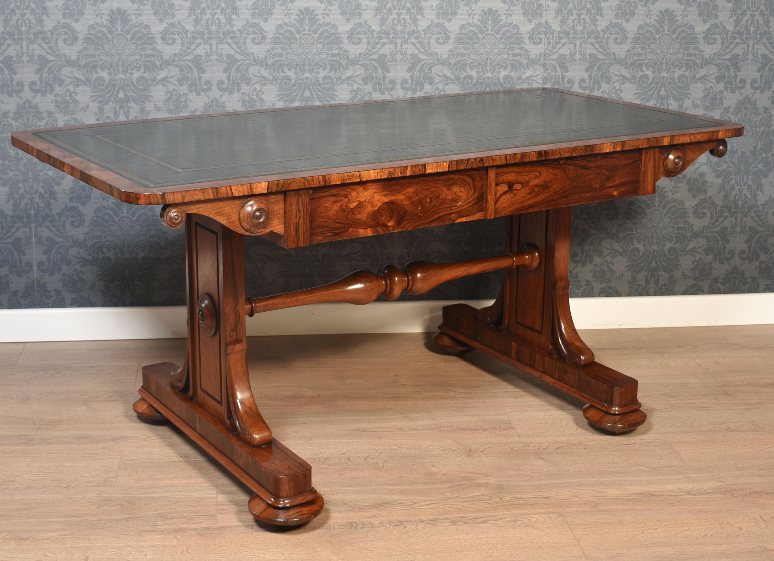 19th Century llibrary table For Sale at 1stDibs