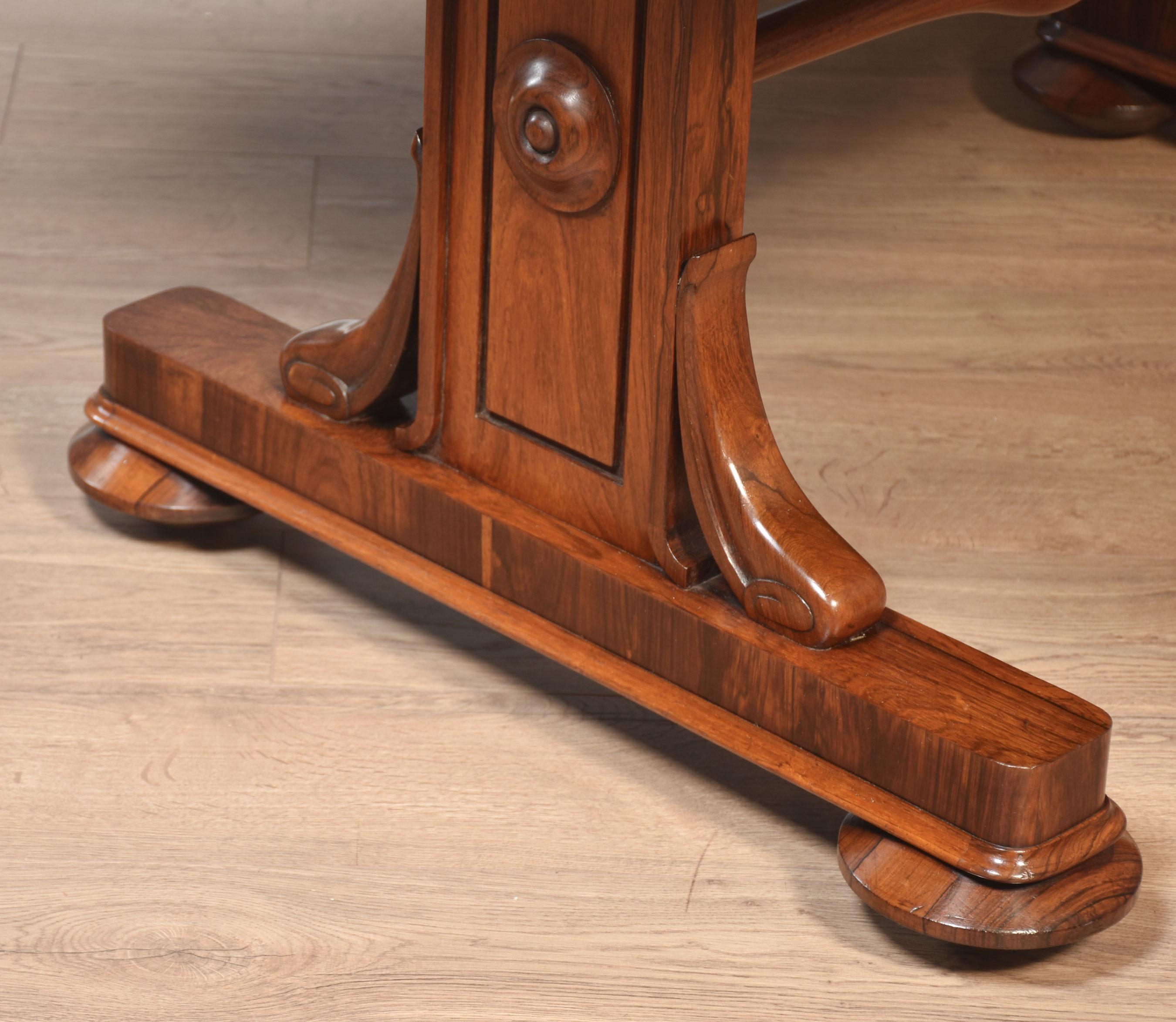 19th Century llibrary table For Sale at 1stDibs