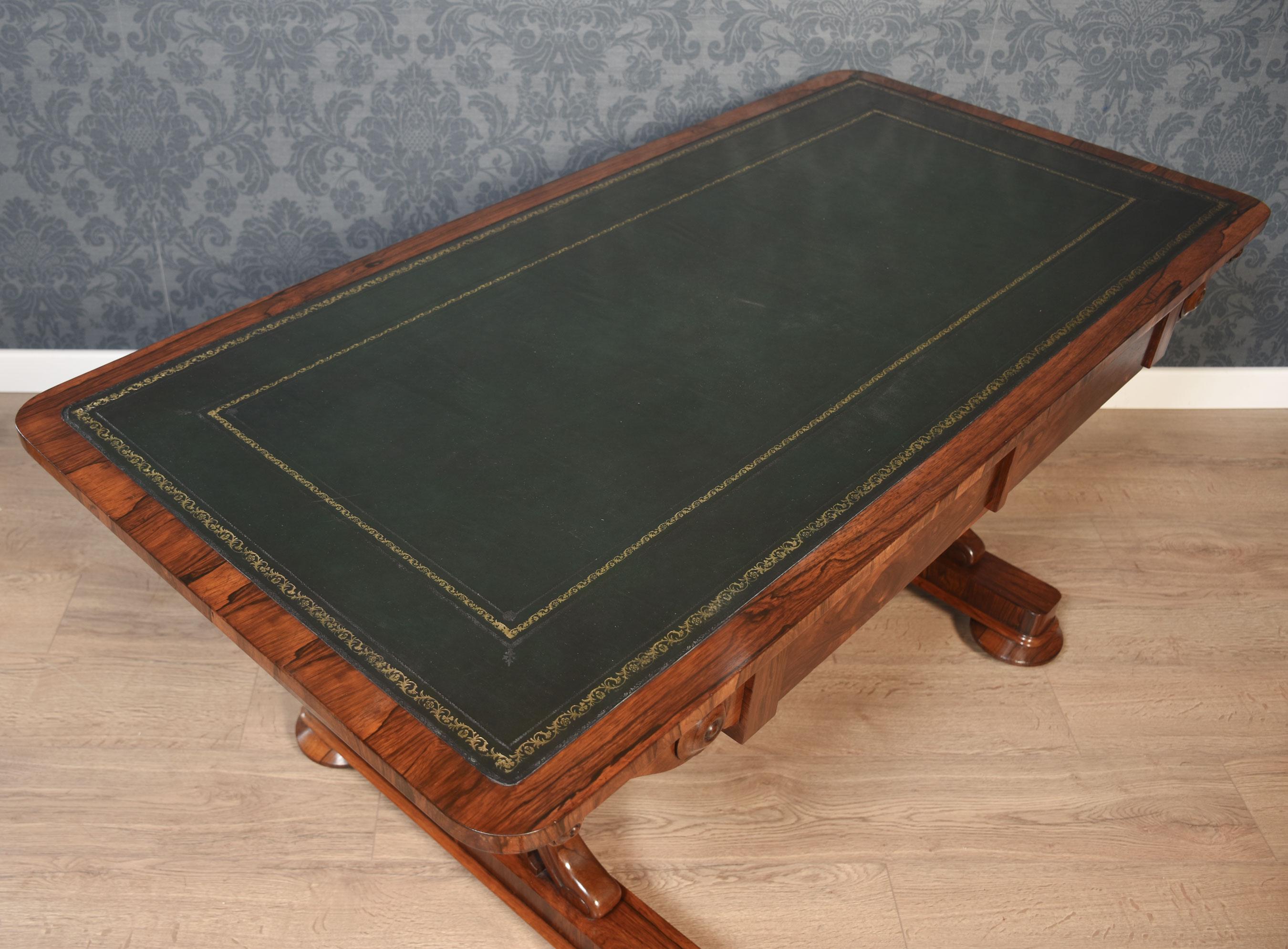19th Century llibrary table For Sale at 1stDibs