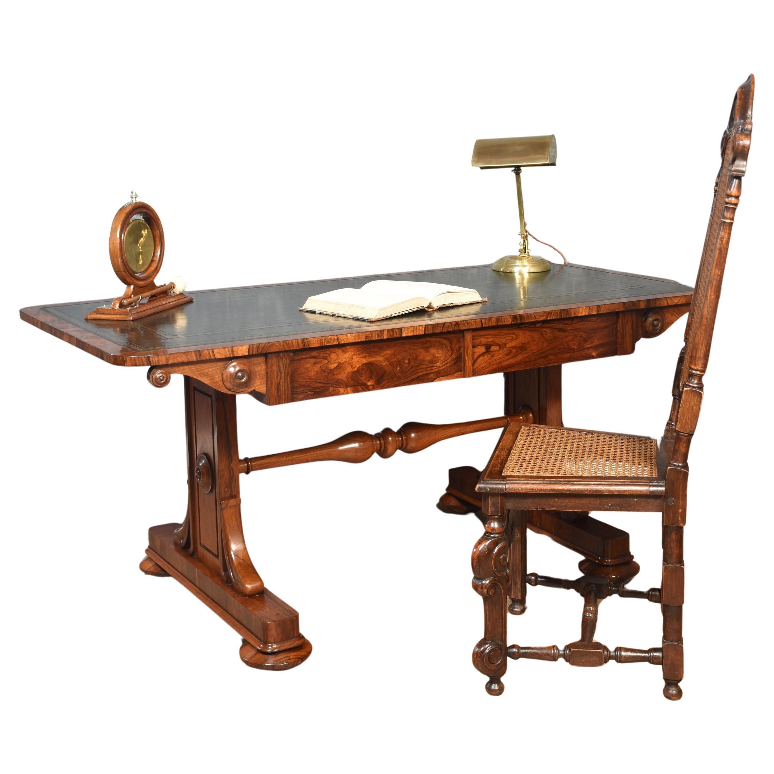19th Century llibrary table For Sale at 1stDibs
