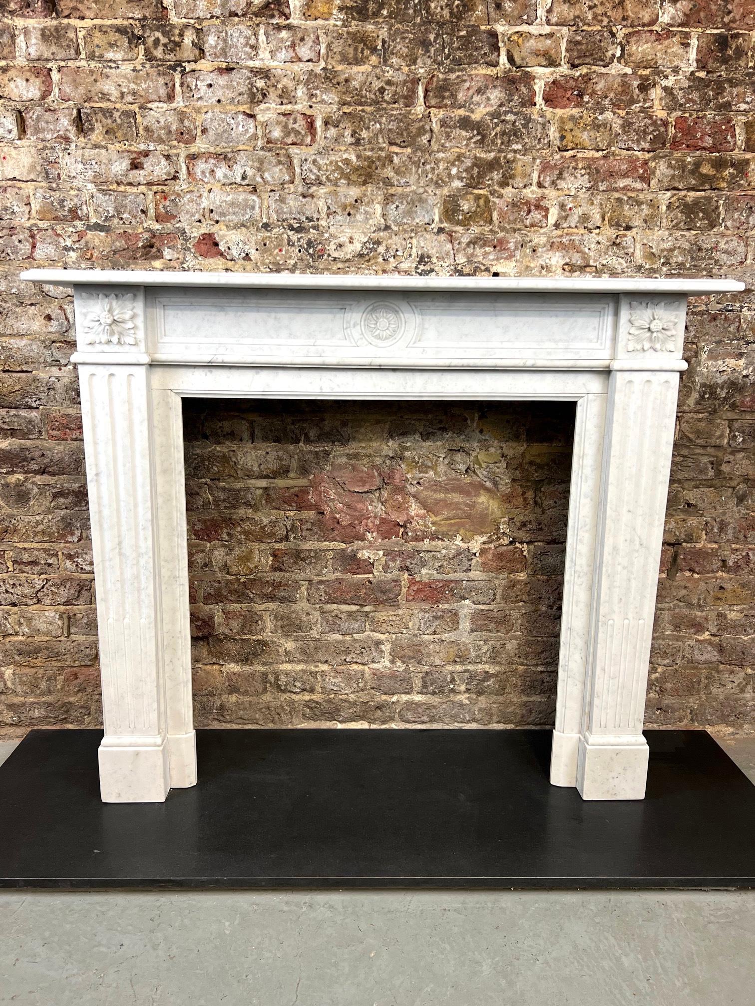 19th Century Louis Marble Fireplace Surround For Sale at 1stDibs