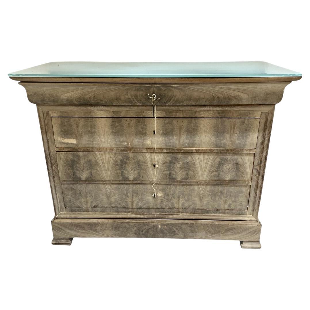 19th Century Louis Philippe Bleached French Commode For Sale at 1stDibs