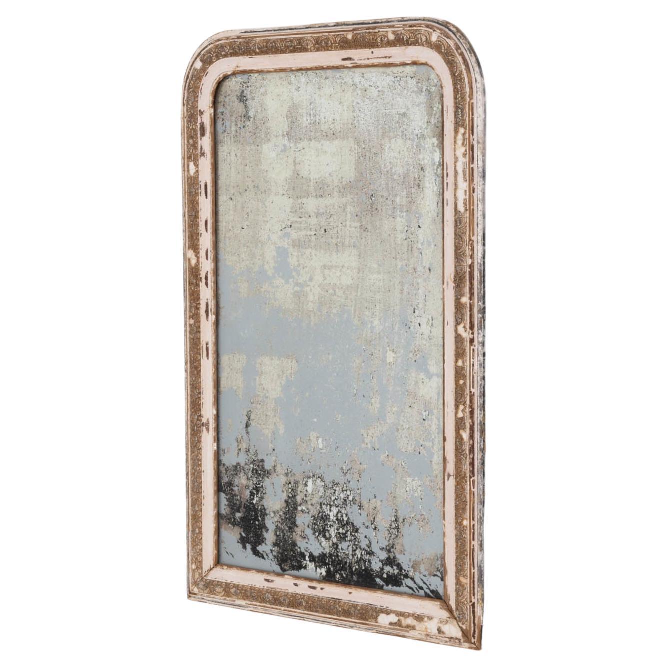 19th Century Louis Phillipe French Patinated Mirror For Sale at 1stDibs