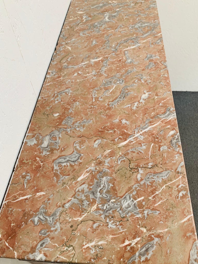 19th Century Louis Rouge Marble Mantlepiece For Sale at 1stDibs