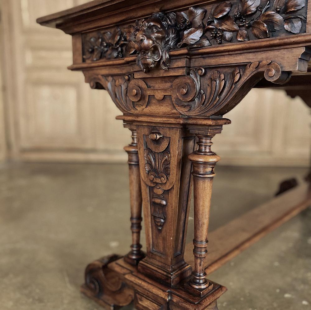 19th Century Louis XIV French Walnut Desk from Lyon at 1stDibs