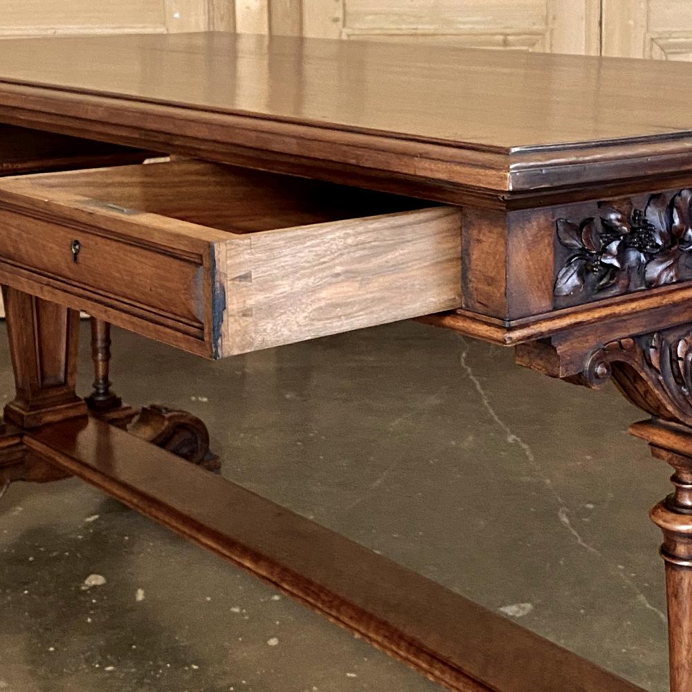 19th Century Louis XIV French Walnut Desk from Lyon at 1stDibs