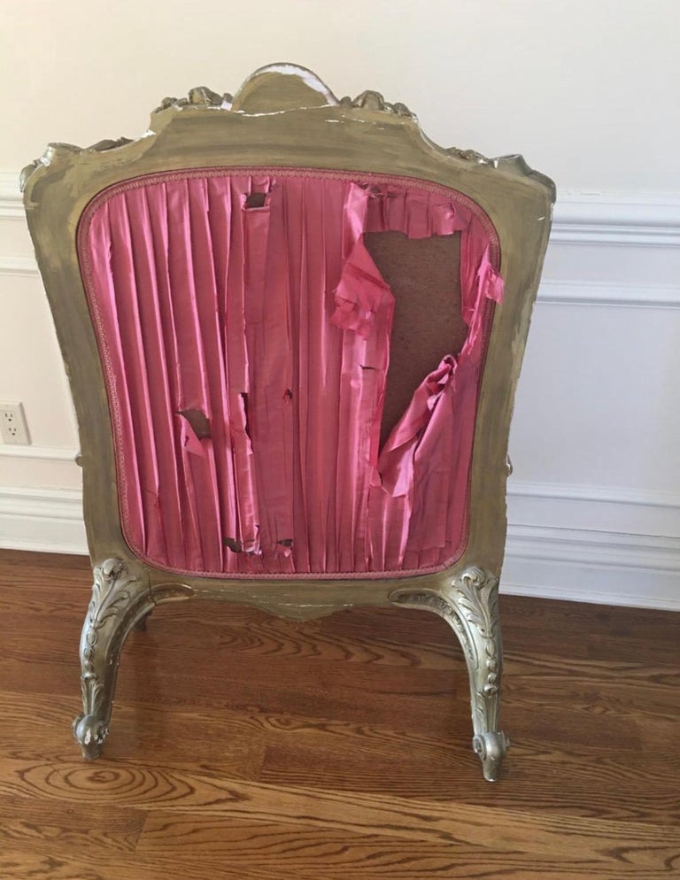 19th Century Louis XV Regency Gilded Screen and Fire Screen with ...