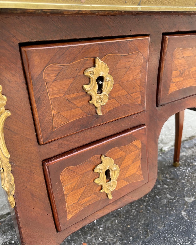 19th Century Louis XV Style Ladies French Marquetry Desk For Sale at ...