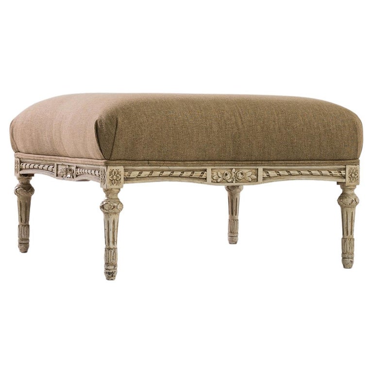 19th Century Louis XVI Style French Ottoman at 1stDibs
