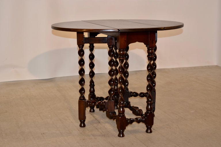 19th Century Mahogany Gate Leg Table at 1stDibs
