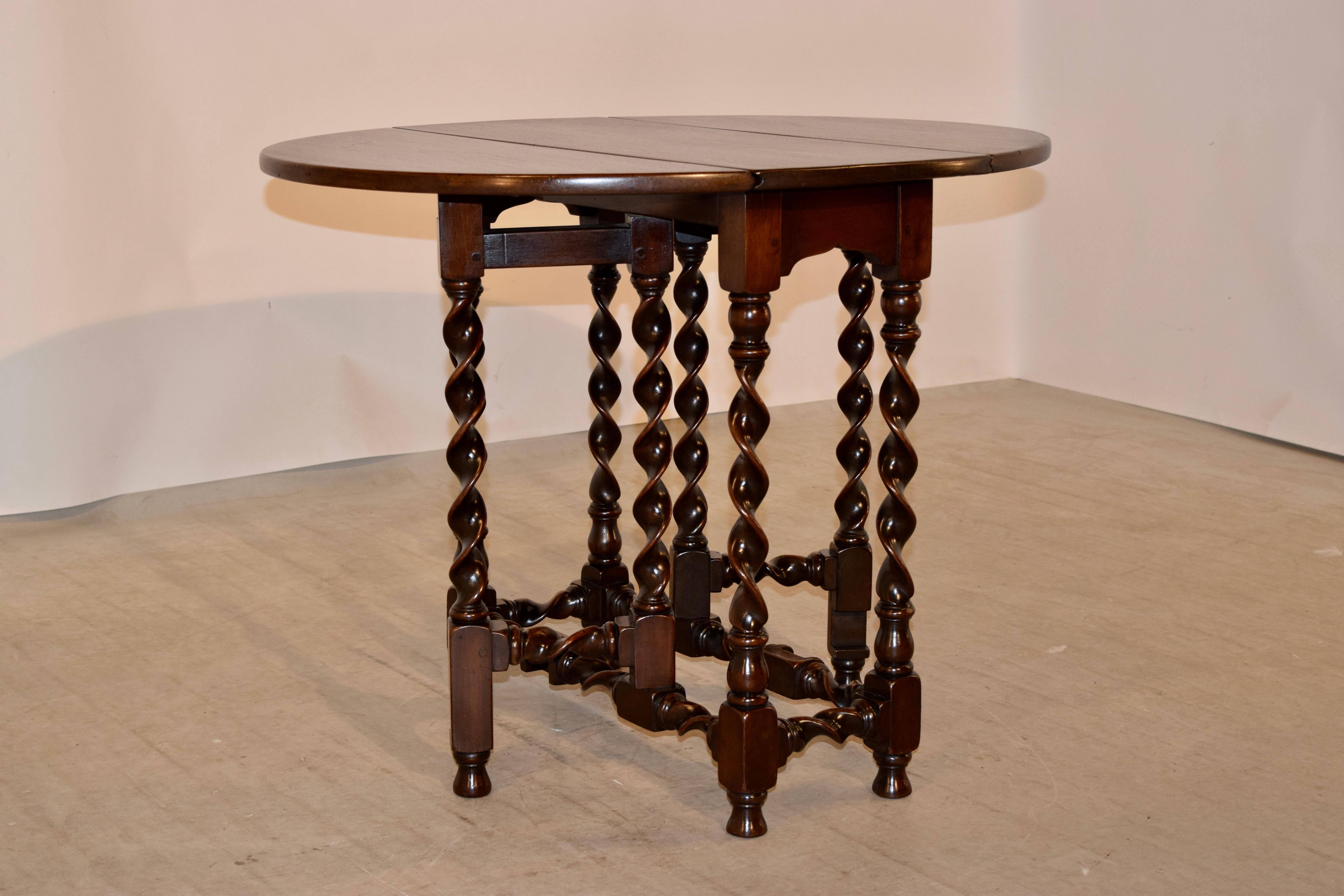 19th Century Mahogany Gate Leg Table at 1stDibs