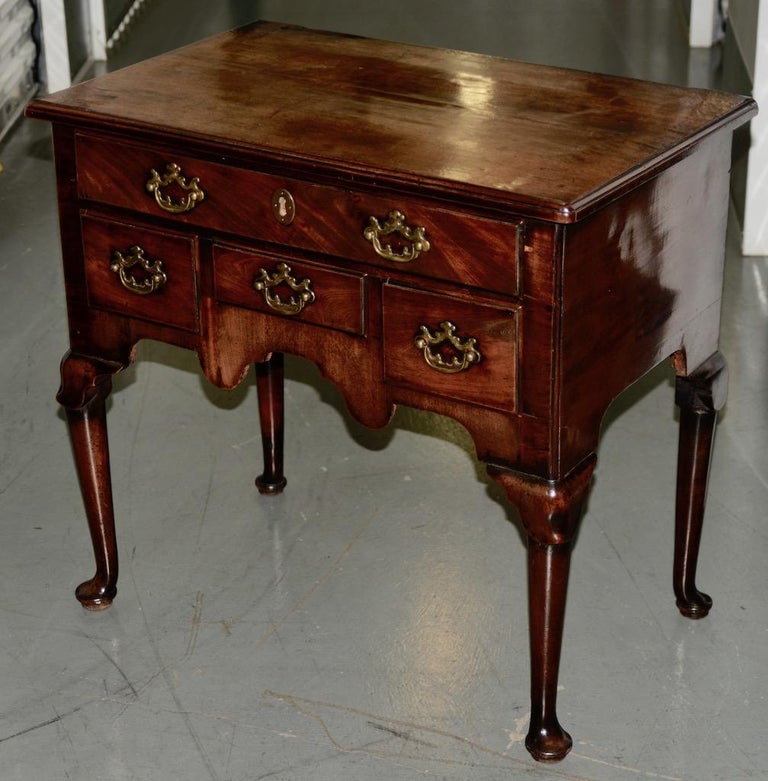 19th Century Mahogany Queen Anne Lowboy For Sale at 1stDibs
