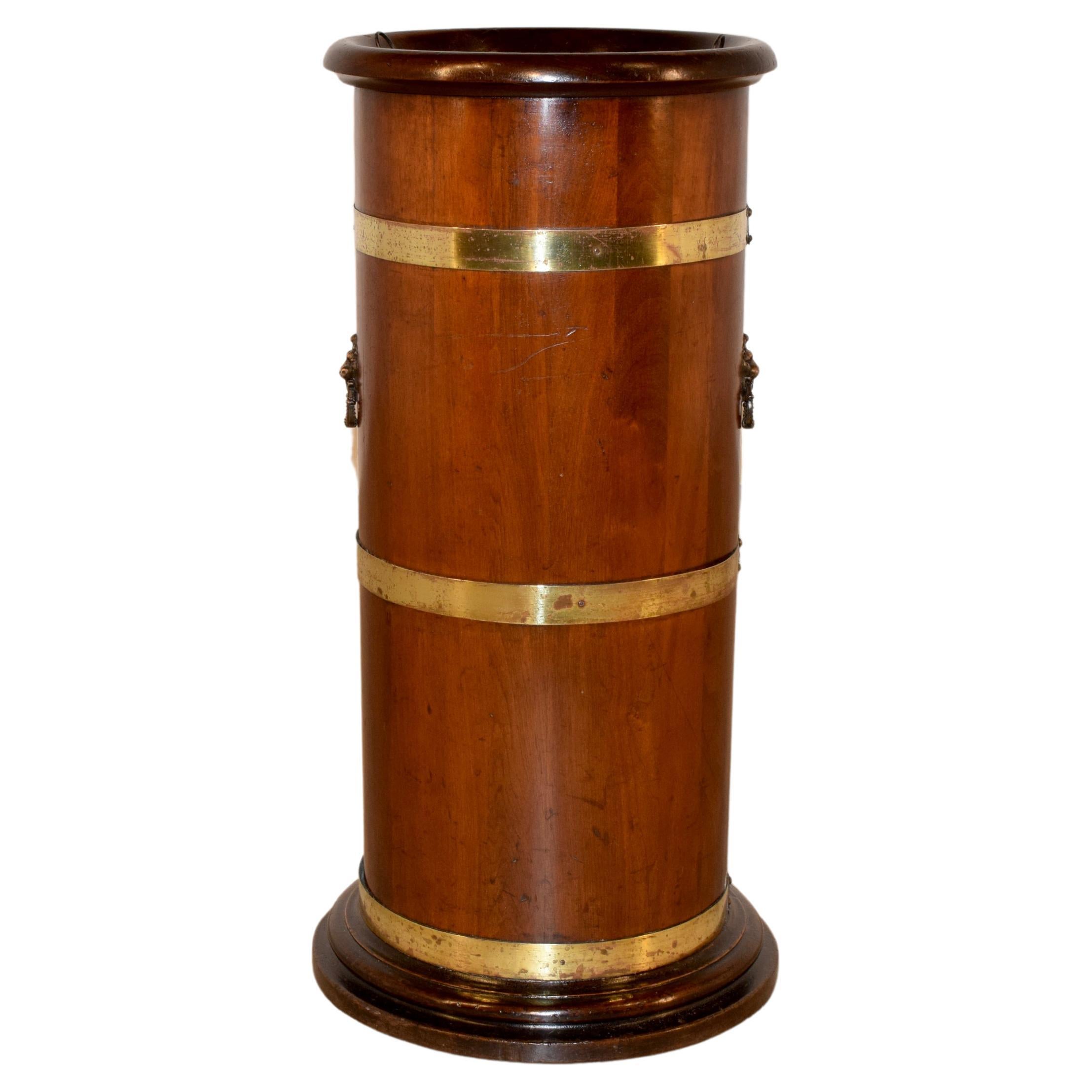 19 th century Walnut Umbrella Stand For Sale at 1stDibs