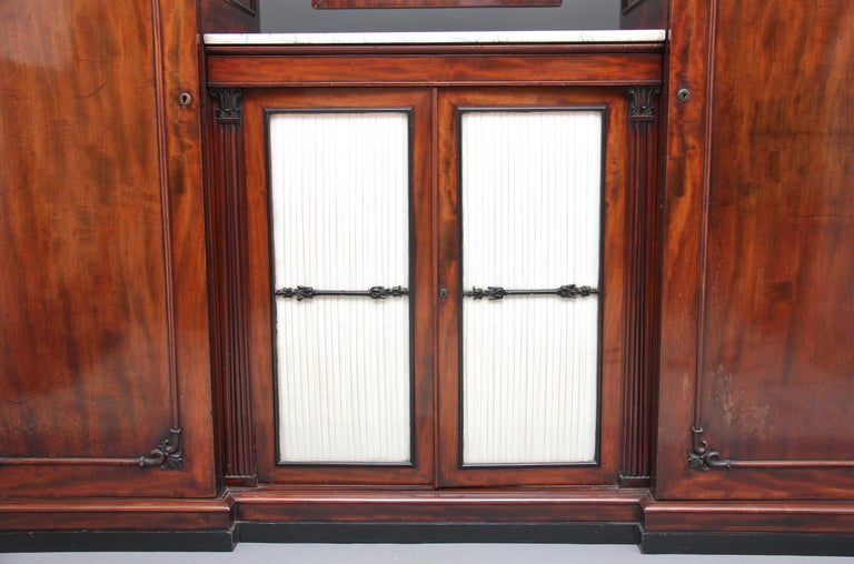 19th Century Mahogany Wardrobe For Sale at 1stdibs
