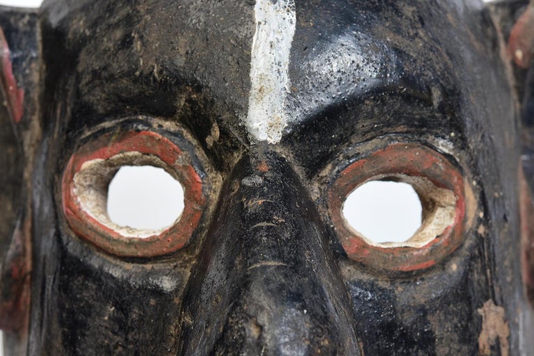 19th Century, Mandalay, Antique Burmese Wooden Tribal Mask For Sale at ...