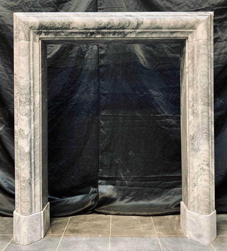 19th Century Manner Bardigilo Marble Bolection Fireplace Surround. For ...