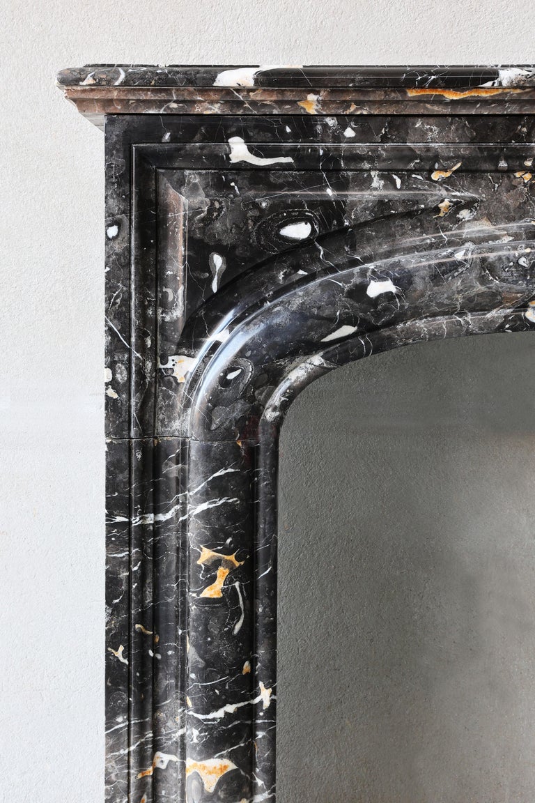 19th century mantle surround of Saint Anna marble in style of Louis XIV ...