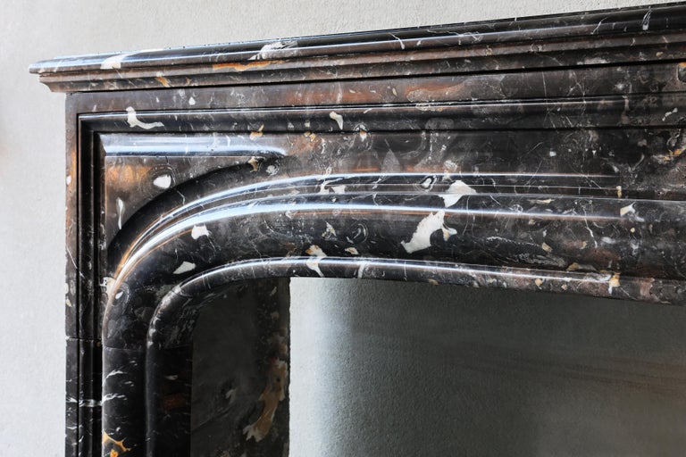 19th century mantle surround of Saint Anna marble in style of Louis XIV ...